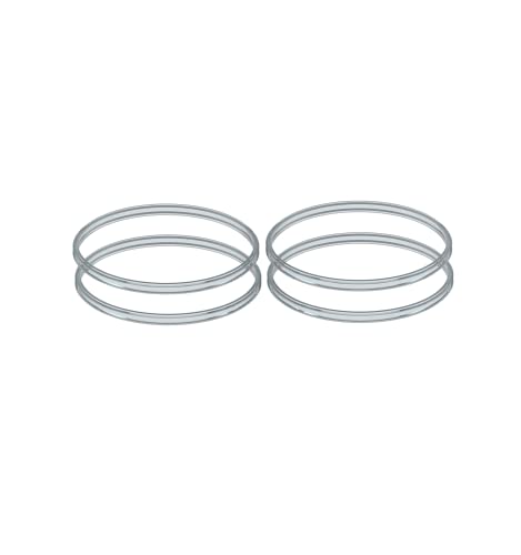 Reduce Tumbler Lid Gasket - Large Size, 4 Pack - Replace Lost or Damaged Tumbler and Mug Lid Gaskets - Dishwasher Safe, BPA Free