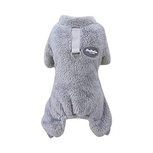 HonpraD Solid Color Autumn and Winter New Pet Clothing Cute Supplies Pet Clothes for Large Dogs Female