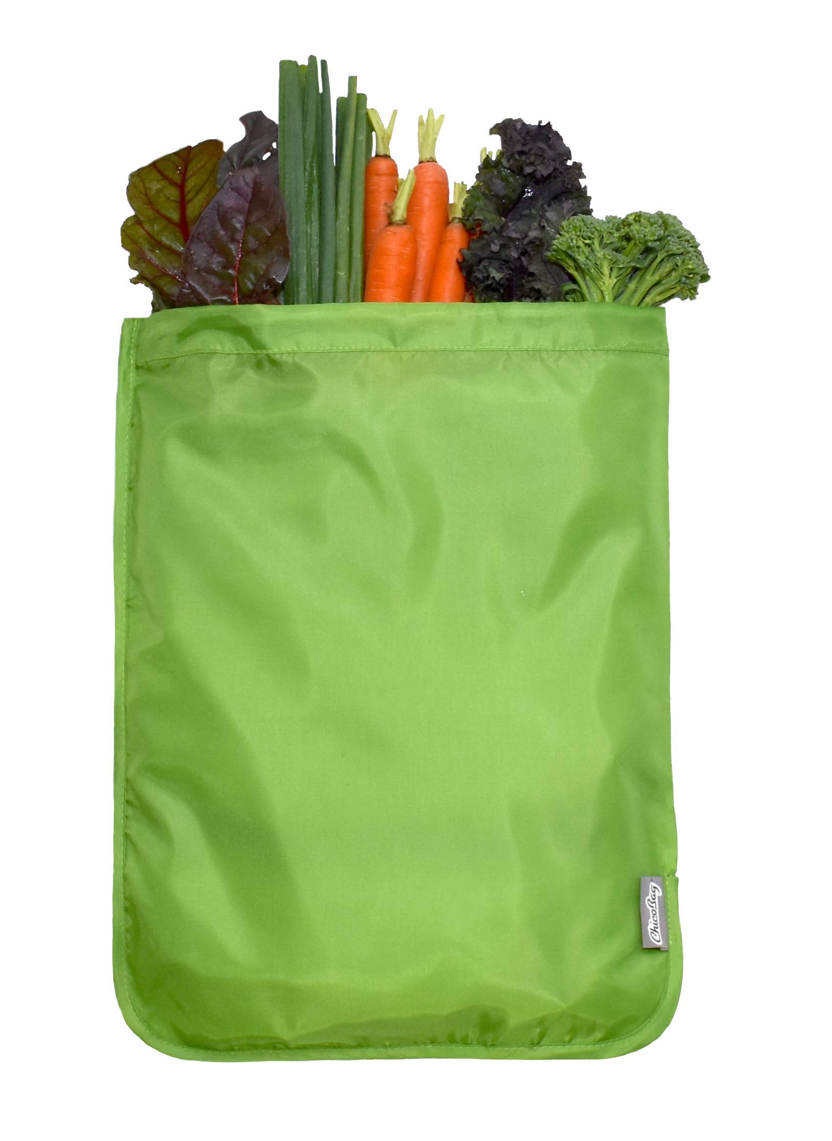 ChicoBag Reusable Moisture-Locking Produce Bag w/Drawstring Closure | Perfect for Shopping, Travel, Organization | Eco-Conscious Vegetable & Fruit Bags | 2 Blue, 2 Green (Pack of 4)
