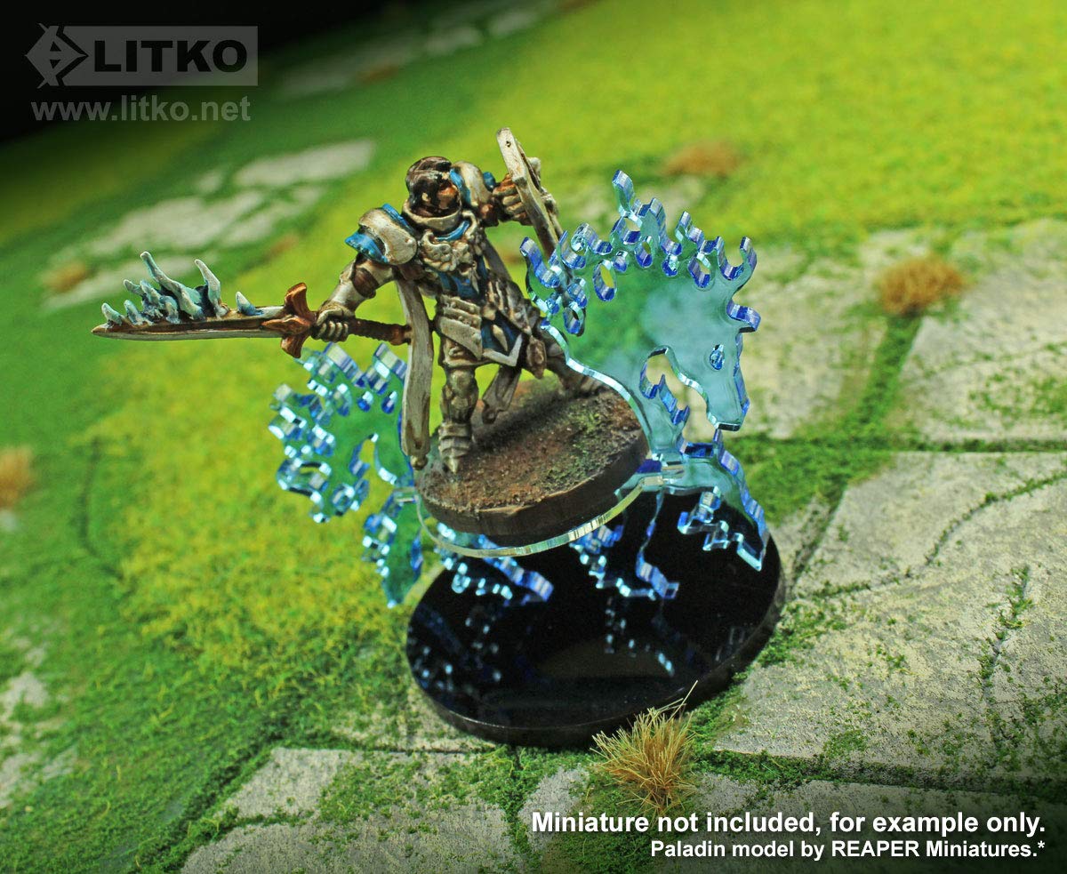 LITKO Character Mount | Phantom Steed | Ghost Horse | Role Playing Games | Compatible with Dungeons & Dragons and Pathfinder Games (50mm Round Base)