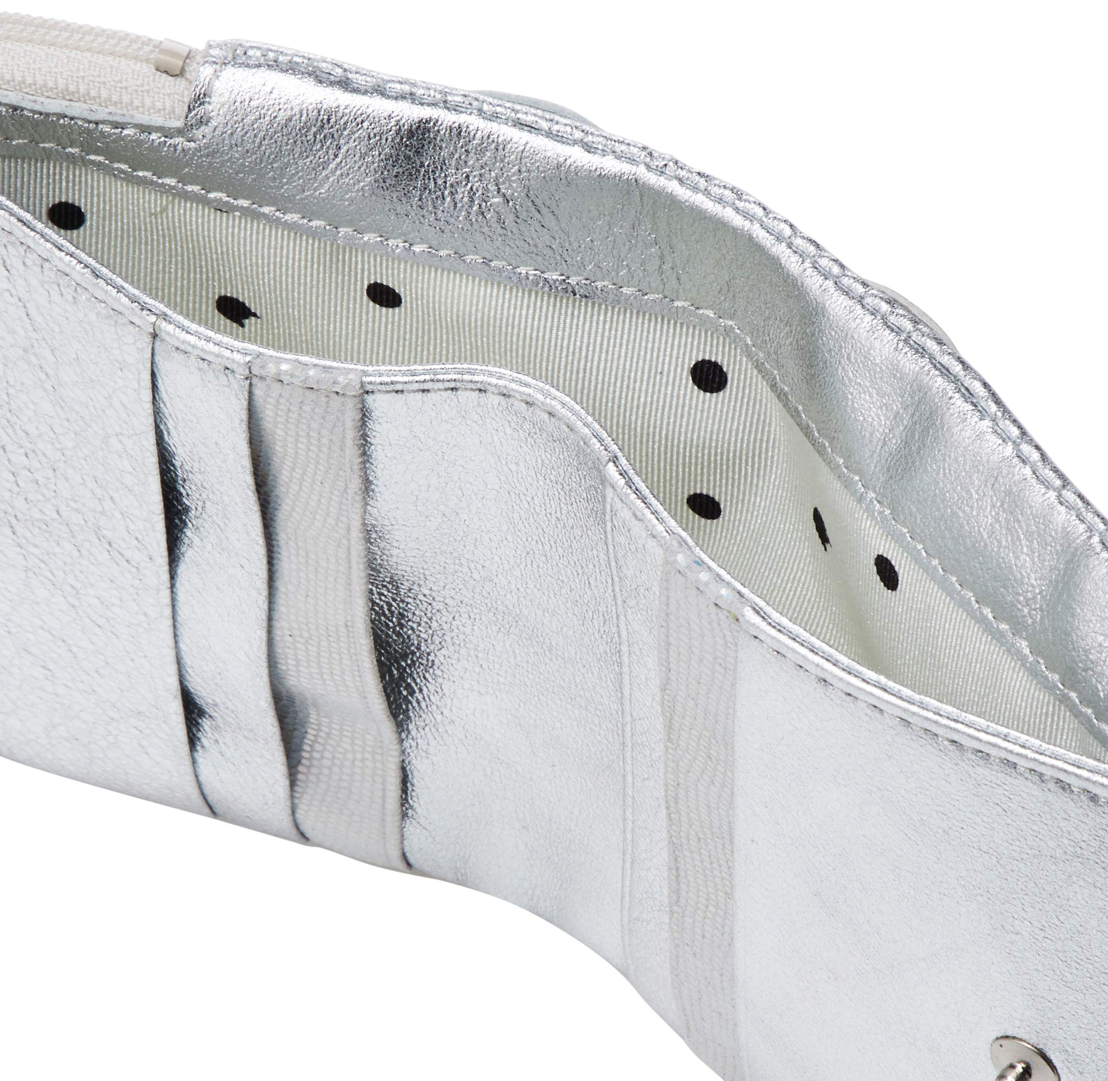 Tsumorichisato Folding Wallet, Mini Wallet, New Multi-Dots, Silver