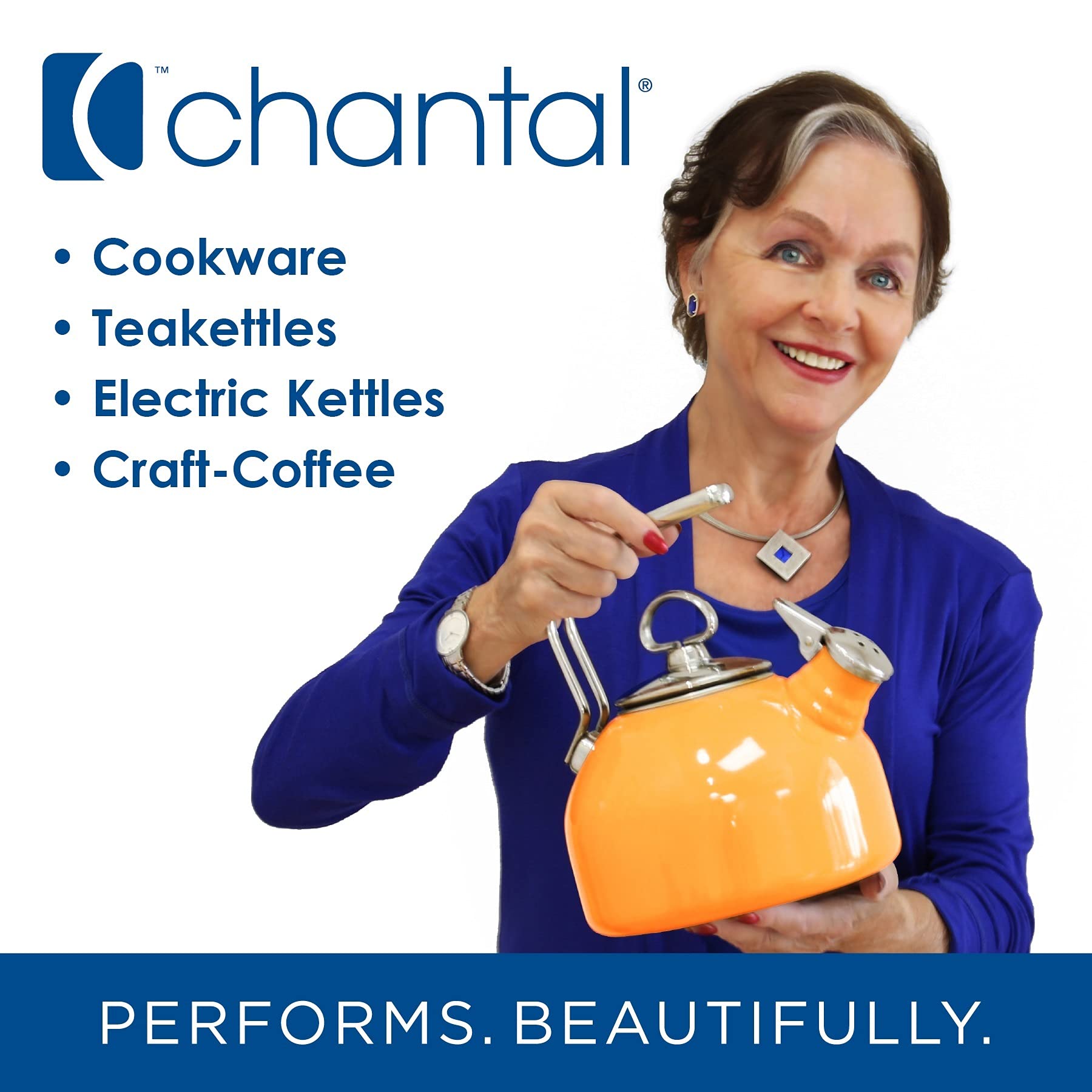 Chantal Mini Butter Dish, Indigo Blue