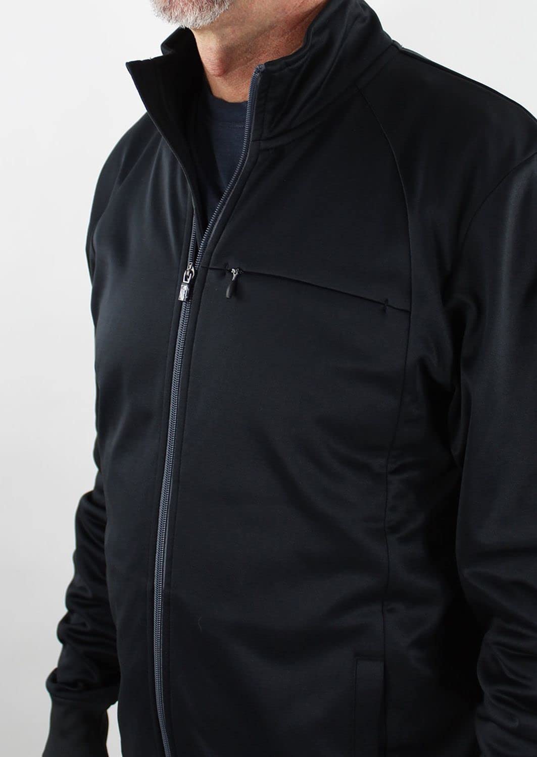 Club Ride Apparel Men's Track Stand Jacket - Black - Large