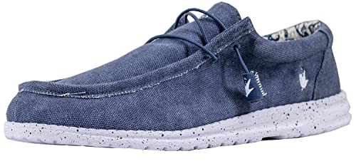 FROGG TOGGS Men's Java Casual Waterproof Shoe, Blue, 12