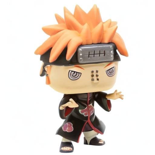 POP Naruto Shippuden - Pain Funko Pop Vinyl Figure (Bundled with Compatible Pop Box Protector Case), Multicolor, 3.75 inches
