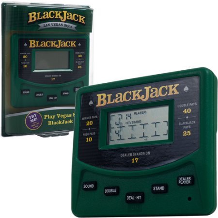 Mega Gambling Electronic Game Pack - Solitaire Handheld Game - Blackjack Handheld Game - Poker Handheld Game