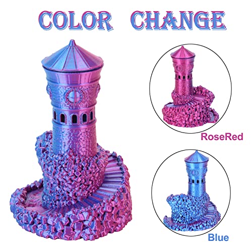 PLA 3D Filament, DB PLA Filament 1.75mm Accuracy +/- 0.03 mm Fit Most FDM Printer,2 Colors in 1 Dual Color Co-Extrusion 3D Filament 1kg Filament (2.2lbs)