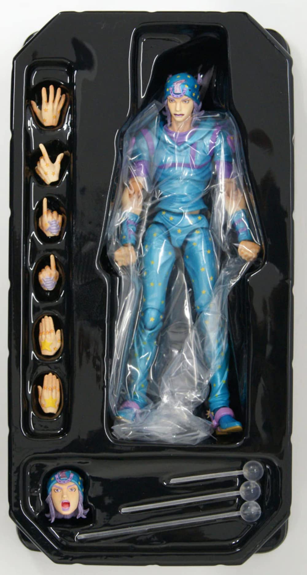 Medicos Super Action Statue JoJo's Bizarre Adventure Part VII - Steel Ball Run: Johnny Joestar Second (6.10 inches) Action Figure