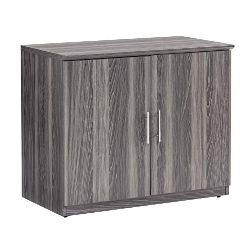 Mayline MSCLGS Medina 2-Door Storage Cabinet, 36"W, Gray Steel Laminate