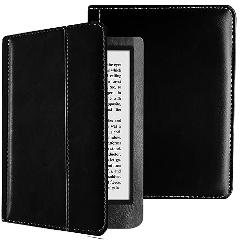 Flip Case Suitable for Kobo Glo 6 Inch Ereader ebooks Model N613 PU Leather Protective Cover (Color : Rose red)