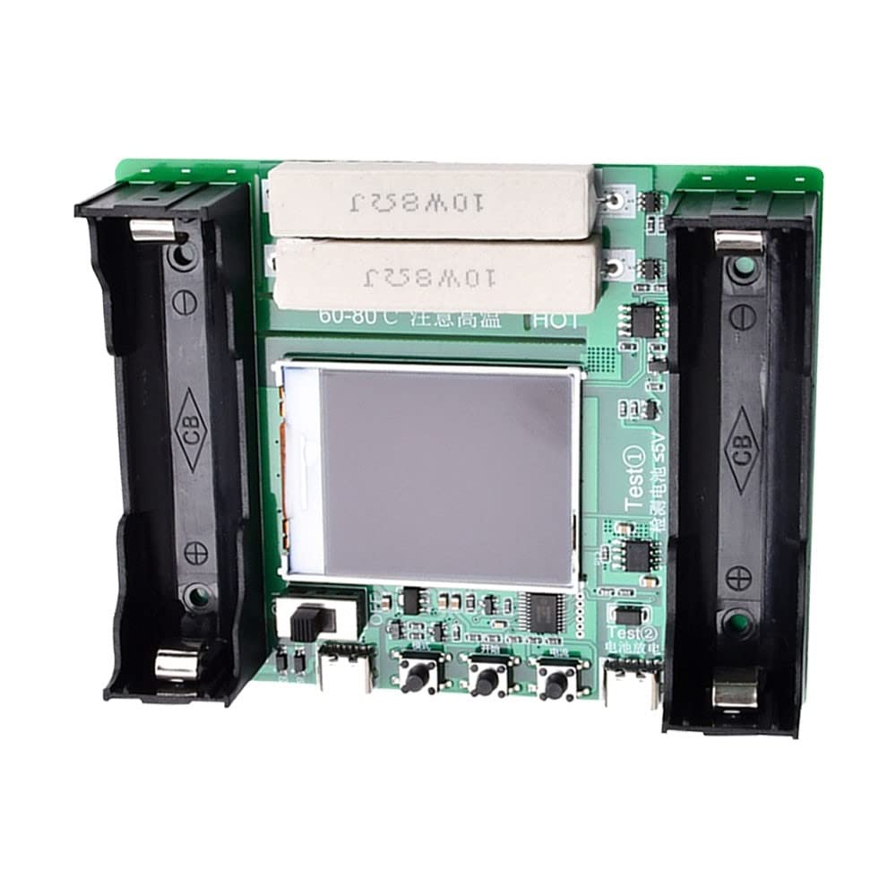 DONGKER 18650 Battery Capacity Tester,Charging Discharging Module 1.77" TFT Display Module for Measure 18650 Lithium Battery