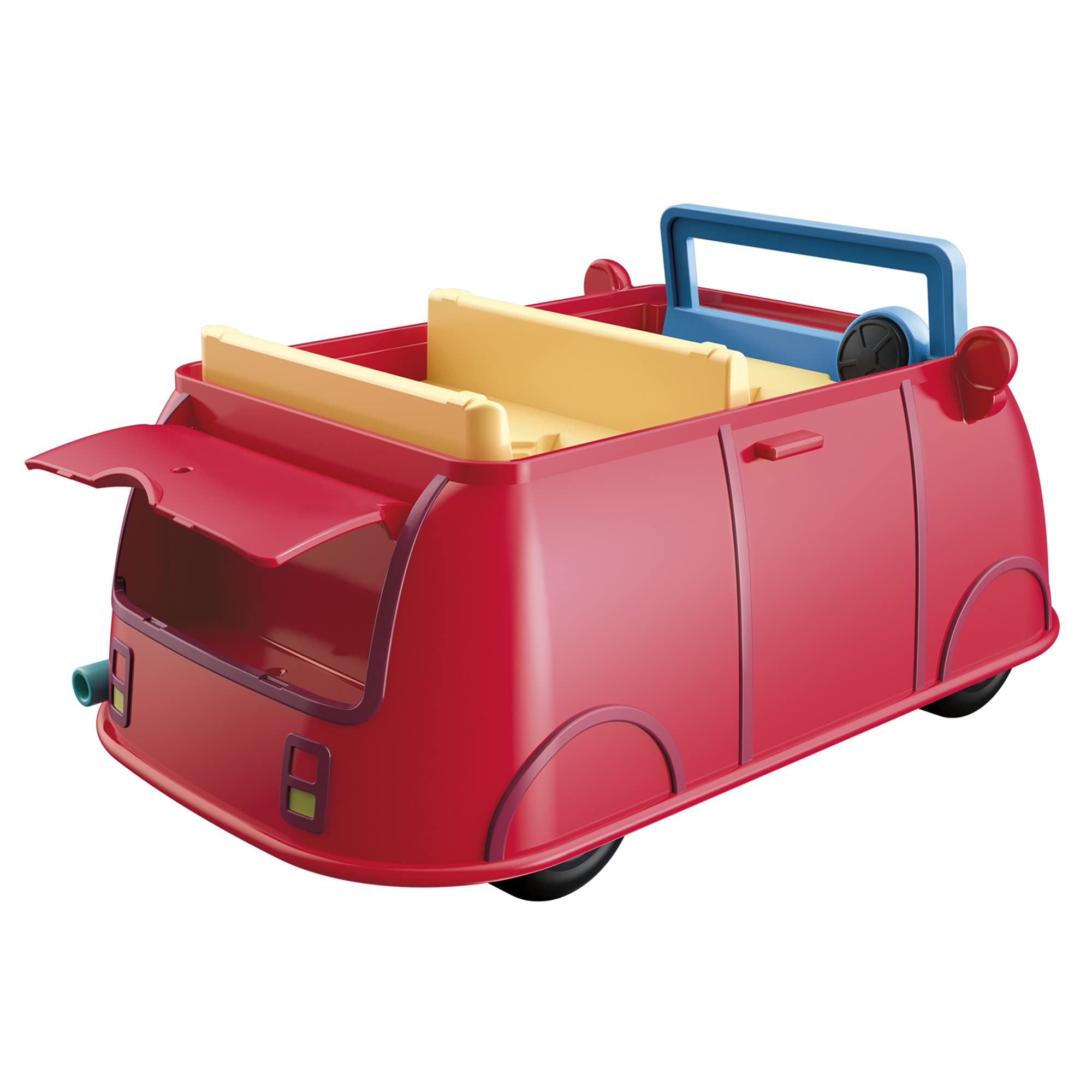 Peppa Pig Peppa’s Adventures Peppa’s Family Red Car Preschool Toy, Speech and Sound Effects, Includes 2 Figures, for Ages 3 and Up