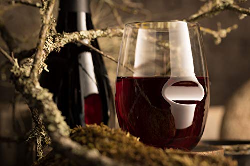 govino Go Anywhere Wine Glasses | Dishwasher Safe, Flexible, Shatterproof, and Recyclable | 16 oz. Each | Set of 8.