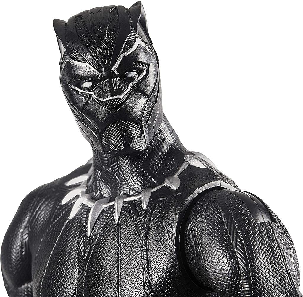 Marvel Titan Hero Series Black Panther Action Figure, 30 Cm Toy, Inspired Universe, for Children Aged from 4 Years