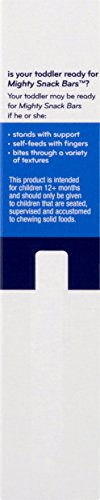 Plum Organics Mighty 4 Essential Nutrition Bars, Blueberry with Carrot, 0.67 Ounce, 6 Count