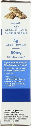 PLUM ORGANICS Organic Blueberry Lmn Toddler Snack Bars, 0.67 Ounce (Pack of 5)