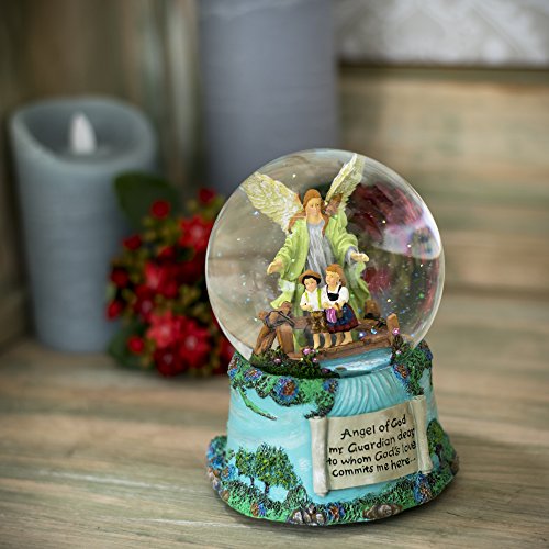 Roman Giftware Inc., Inspirational Angels Collection, 5.7" H Musical 100MM Dome Angel,Religious, Inspirational, Durable (4x4x5)