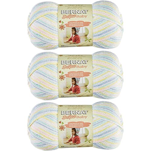 Bulk Buy Bernat Softee Baby Yarn Ombres, 166031-31306-baby-baby, 3-Pack
