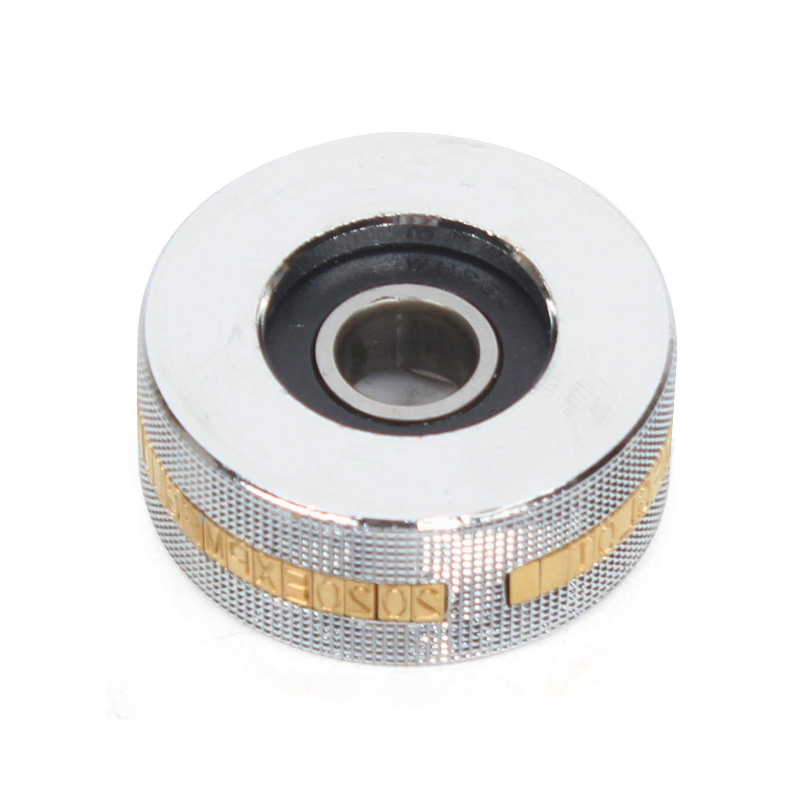 CNCEST Sealing Machine Steel Pressure Roller,50mm Steel Press Wheel Set for FR-900 & FR-1000 Continuous Sealing Machines