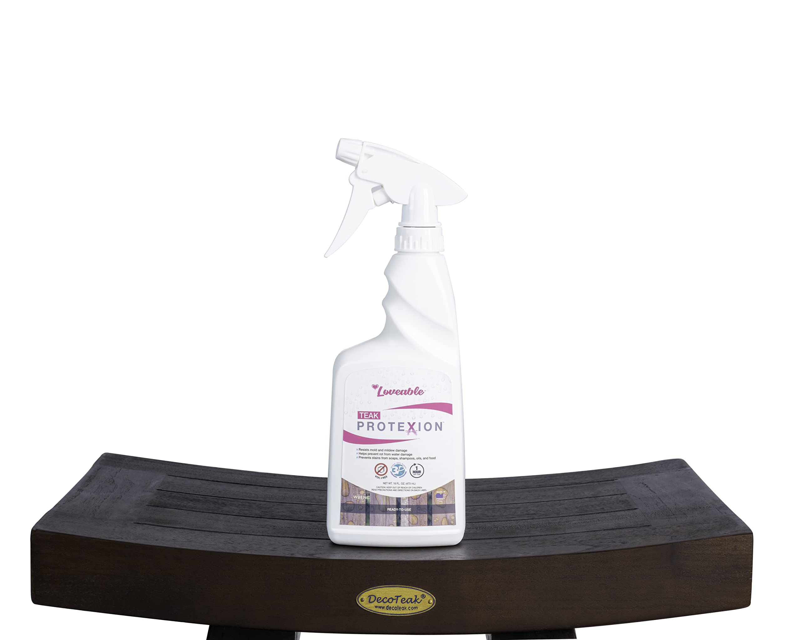 Loveable Protection 16oz Teak Sealer for Outdoor Furniture