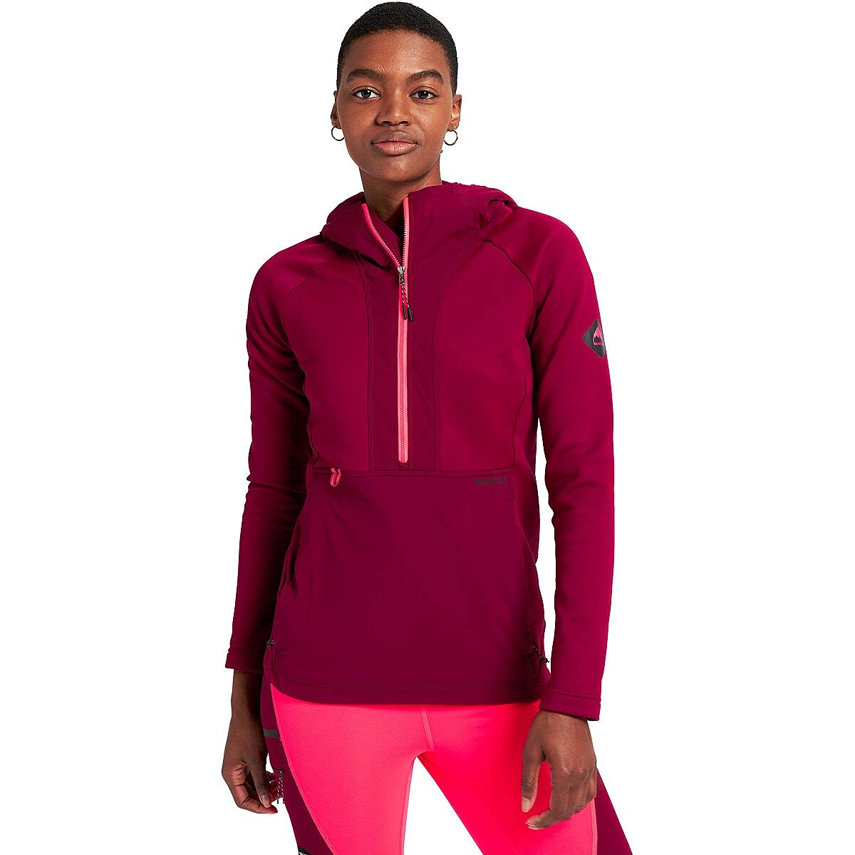 Burton Women's Standard Multipath Pullover Fleece, Mulled Berry, Medium