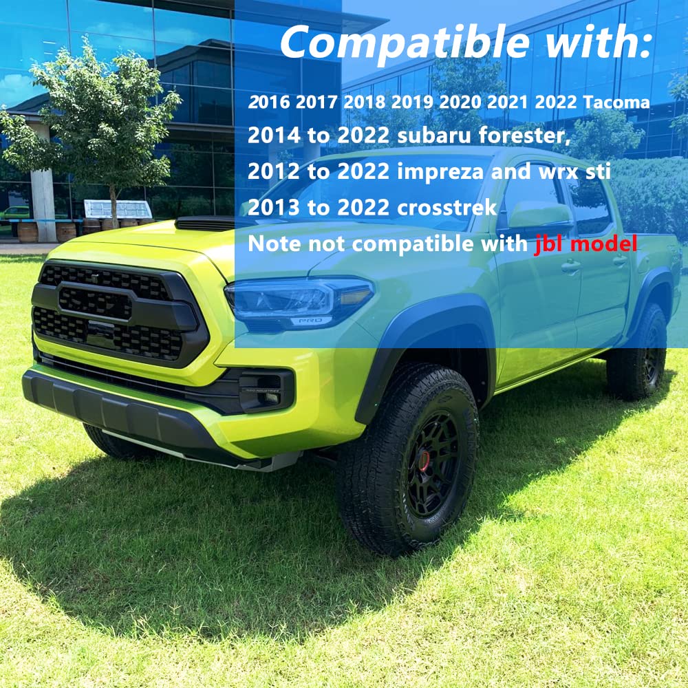 Ugraded Tweeters Compatible with 2016 2017 2018 2019 2020 2021 2022 2023 Tacoma and Subaru