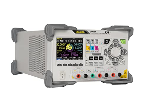Rigol DP832A Programmable Linear Dc Power Supply,3 Channels,195W Total Power,Maximum Output Range 30V/3A || 30V/3A, 5V/3A