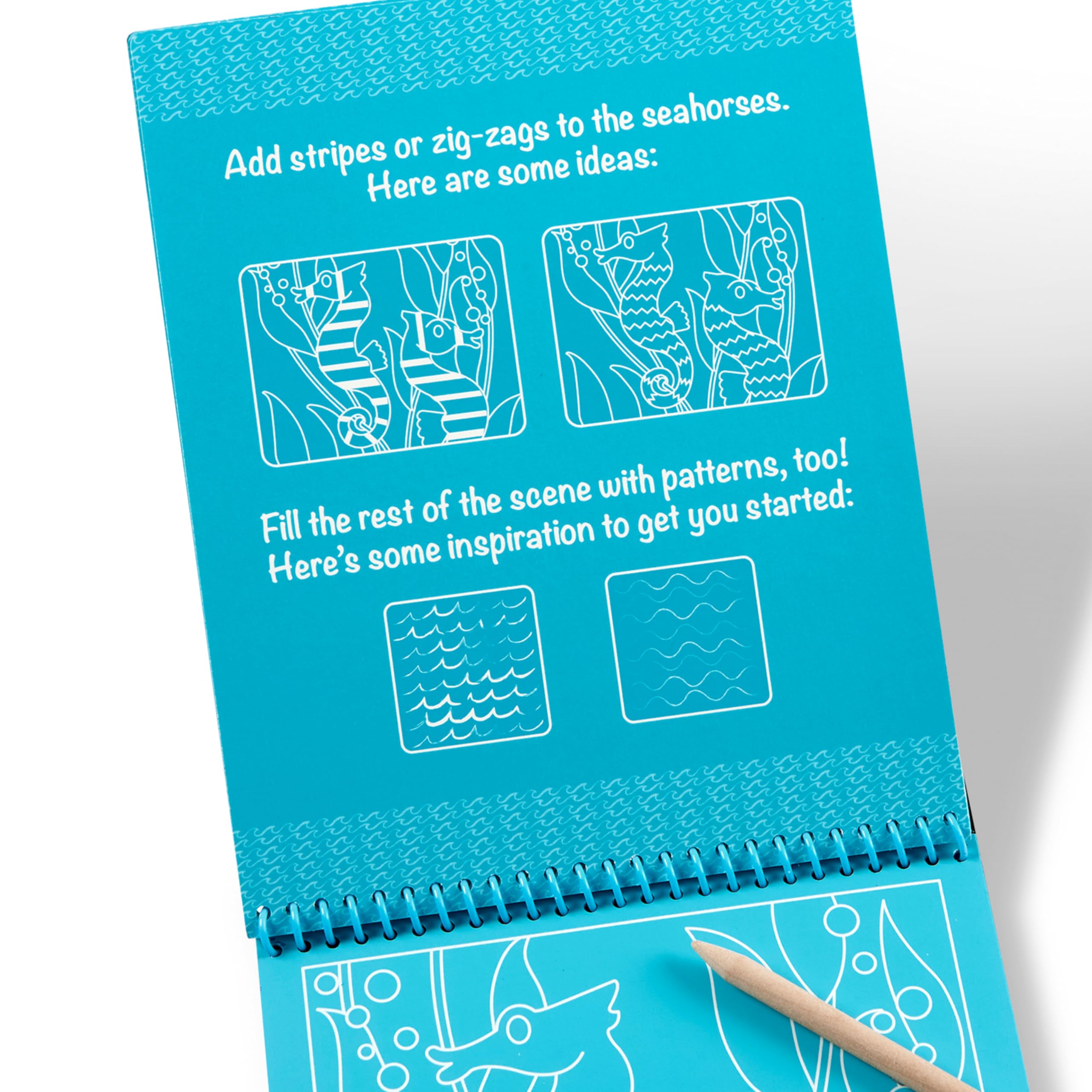 Melissa & Doug Sea Life Color-Reveal Scratch Art Activity Pad