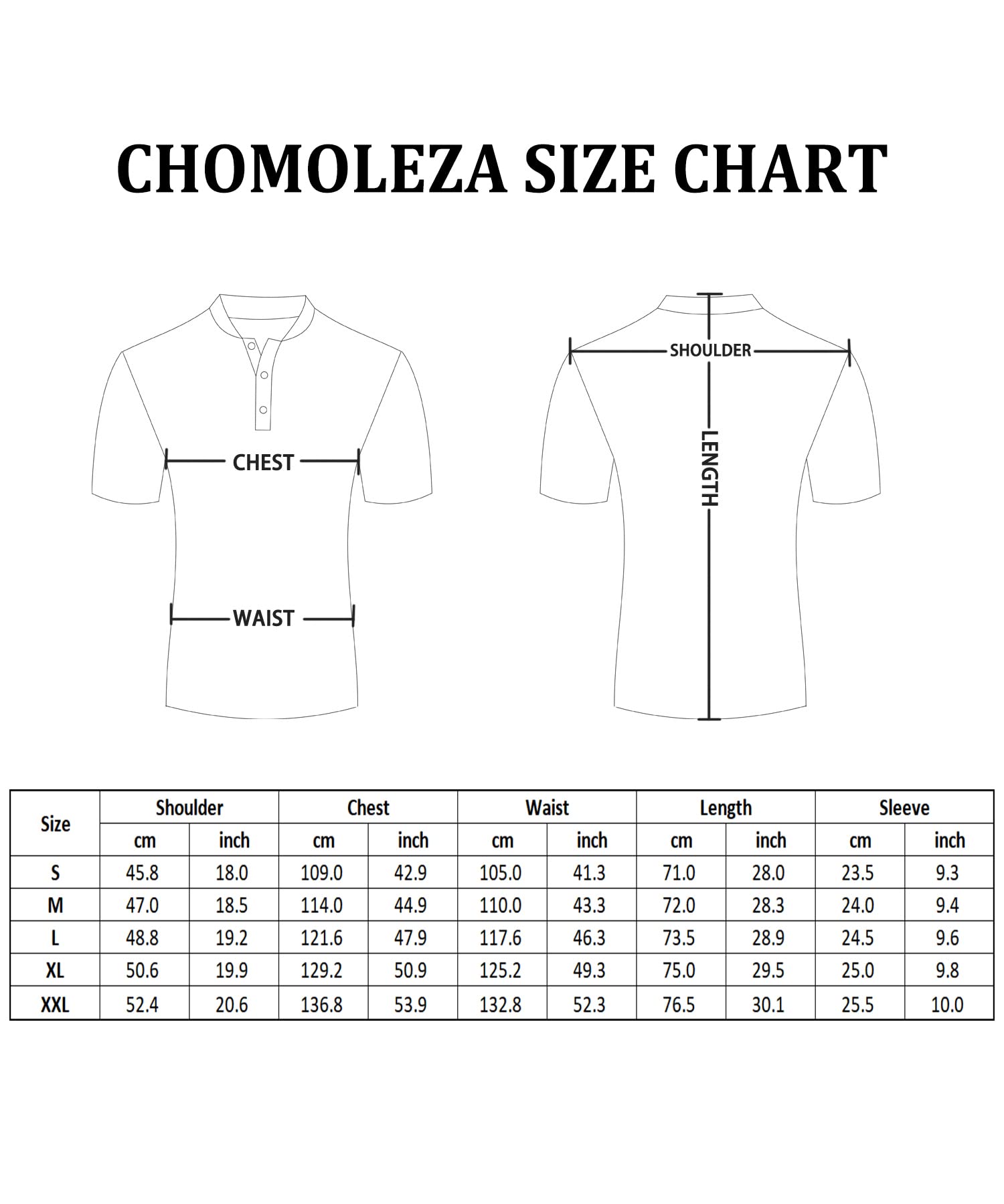 CHOMOLEZA Men's Muscle Polo Shirts Short Sleeve Knit T-Shirts Slim Fit Stretch Golf Shirt Casual Basic Tee Navy Blue S