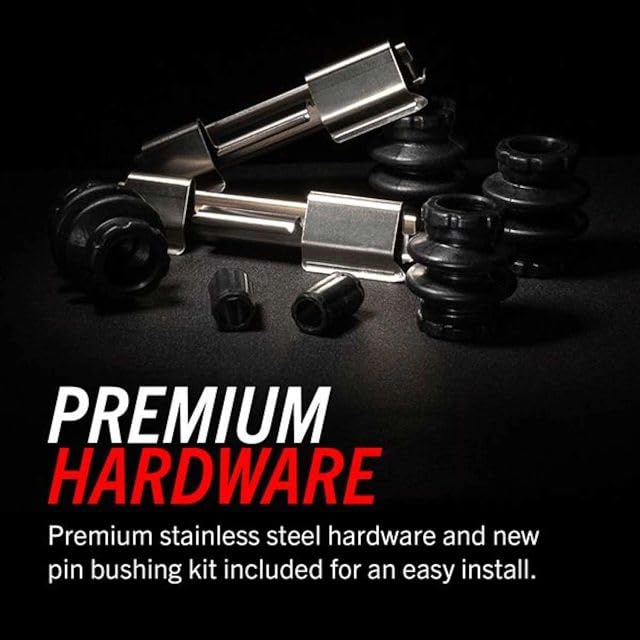 Power Stop Z23-1867 Front Z23 Evolution Sport Carbon Fiber Infused Ceramic Brake Pads with Hardware