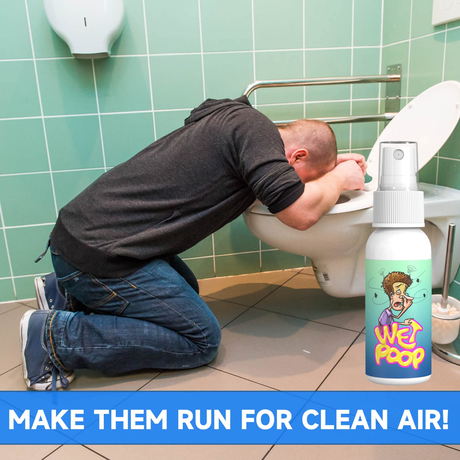 Potent Wet Poop - Highly Concentrated Fart Spray - Extra Strong Stink - Prank Stuff & Joke Toys for Adults or Kids - Non Toxic