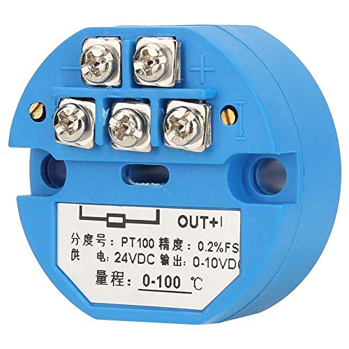 East buy Temperature - -50~400 Degree PT100 Temperature Transmitter DC24V Output 0-10V Sensor