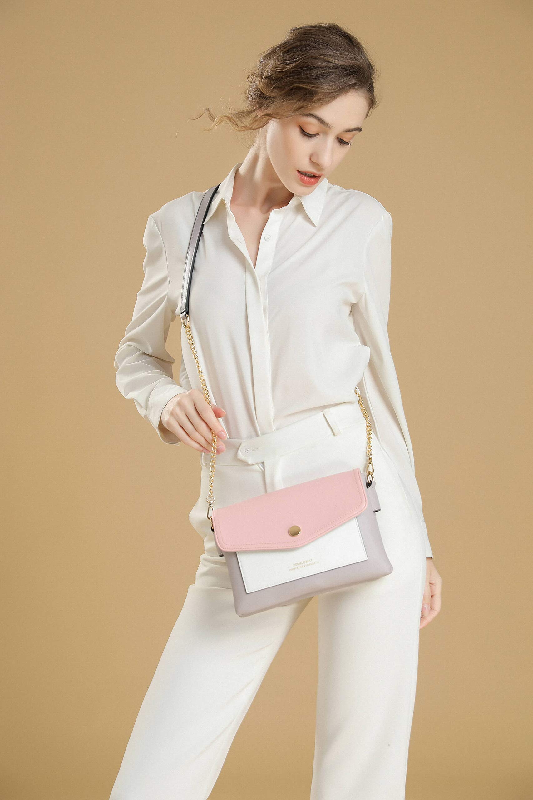 Medium Crossbody Purse for Women with Multiple Interior Pockets