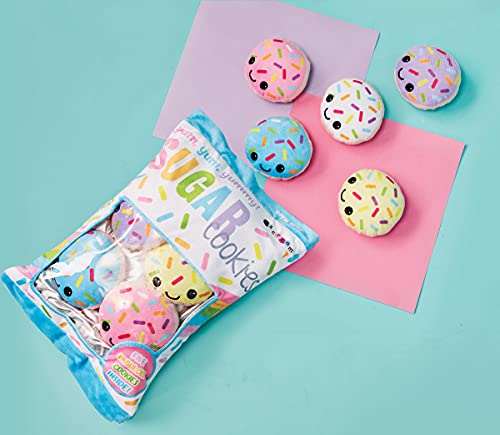 iscream Play with Your Food! Cookie Time Fleece Play Pillow Set with Embroidered Accents