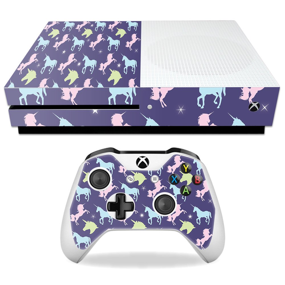 MightySkins Skin Compatible with Microsoft Xbox One S - Unicorn Dream | Protective, Durable, and Unique Vinyl Decal wrap Cover | Easy to Apply, Remove, and Change Styles | Made in The USA