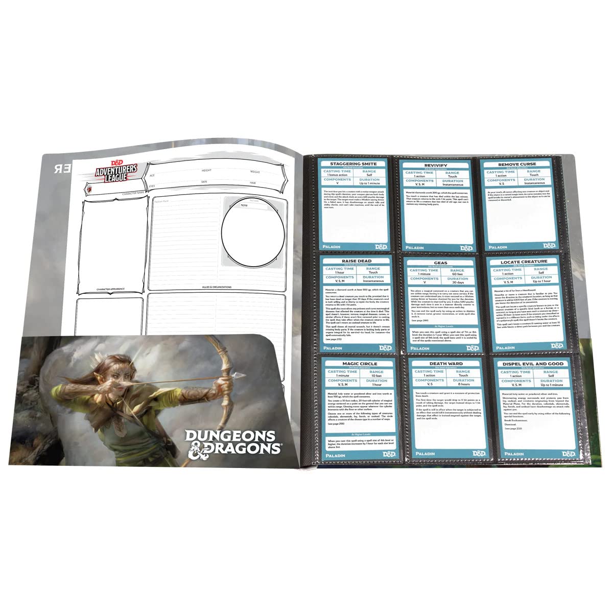 Ultra-Pro 194593 Accessories Dungeons & Dragons Class Folio Paladin, Multicoloured, 18598