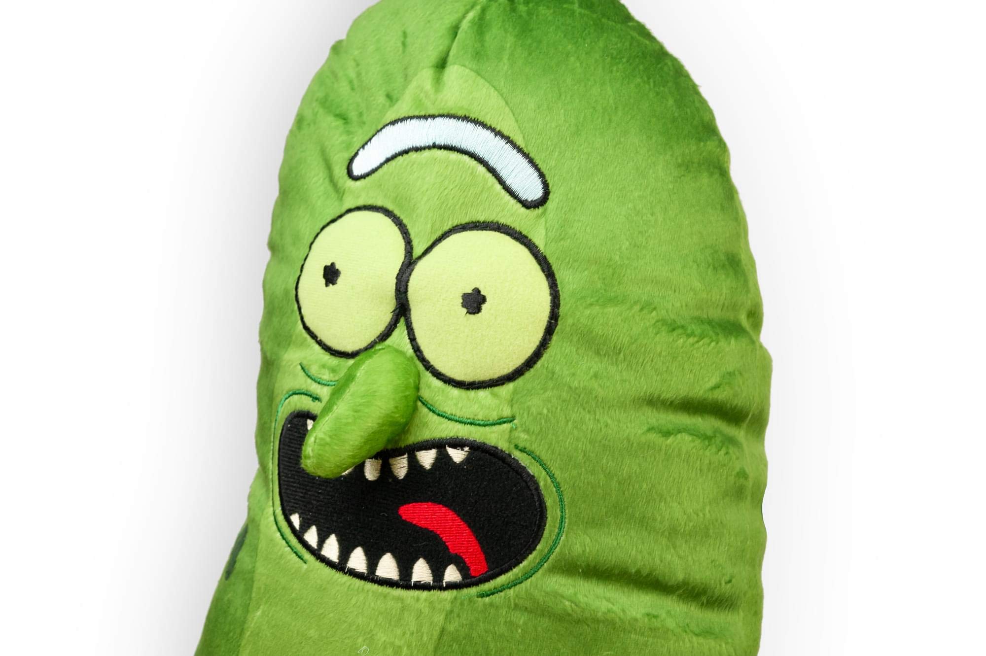 Pickle Rick Plush Toy Pillow - 20" Stuffed Scientist Collectible - Rick and Morty Fan Gift