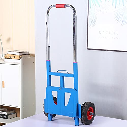 DOUBA Folding Shopping Cart Pull Cargo Trolley Luggage Cart Portable Load King Handling Small Cart Pull Truck Trailer