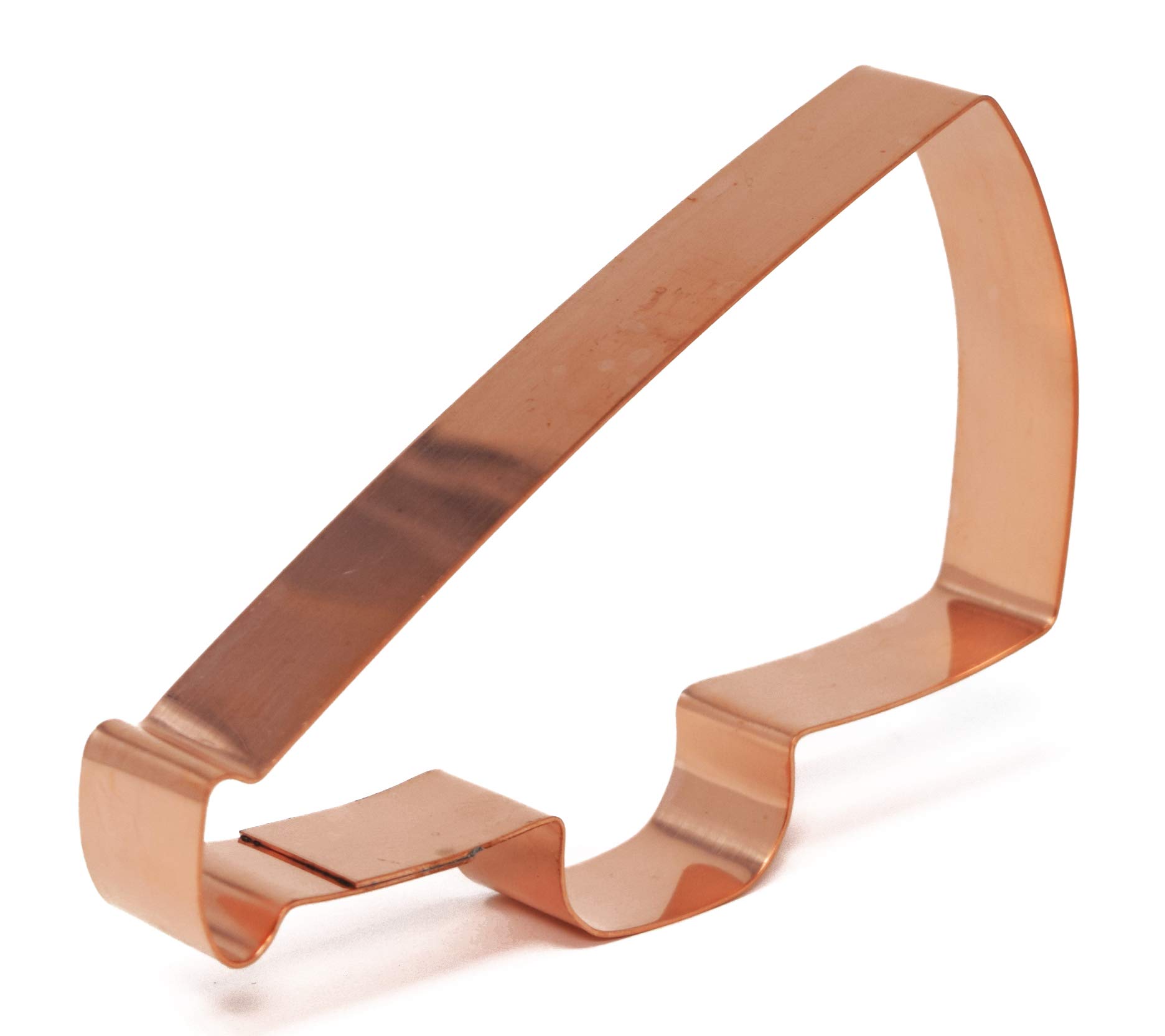 Cheerleader Megaphone Sports Cookie Cutter 5.25 X 2.75 inches - Handcrafted Copper Cookie Cutter by The Fussy Pup