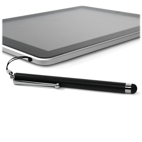 BoxWave Stylus Pen Compatible with Panasonic Toughpad FZ-M1 - Capacitive Stylus, Rubber Tip Capacitive Stylus Pen for Panasonic Toughpad FZ-M1 - Jet Black