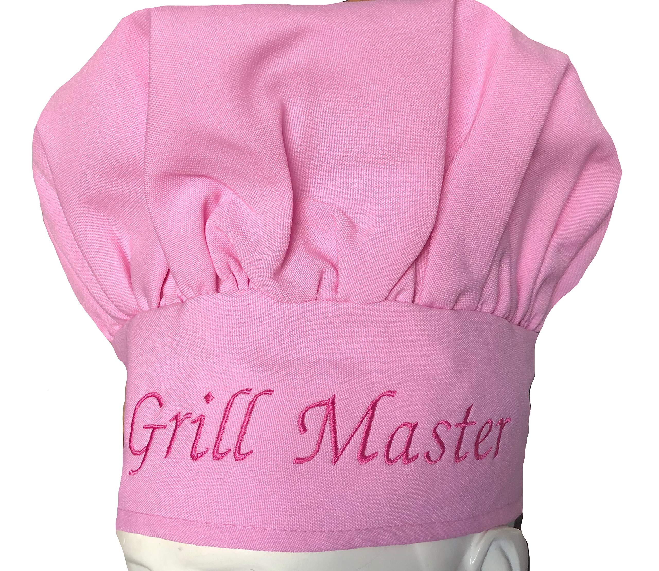 CHEFSKIN Grill Master Pink Chef Hat, Fully Adjustable Great Gift