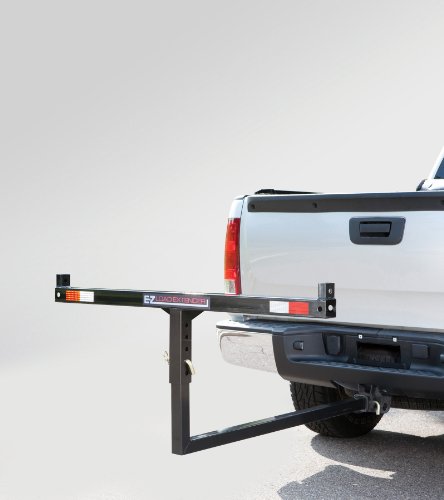Tricam SLE-1/SKLE-350 2 in 1 E-Z Hitch Mounted Load Extender, 350-Pound Capacity, Black Finish