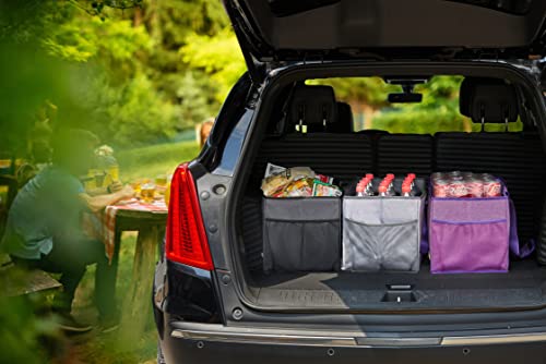 Large Folding Picnic Basket, Laundry Basket,Large Utility Tote Bag, Reusable Basket, Storage Bag, Shopping Bag, Car Storage Box.