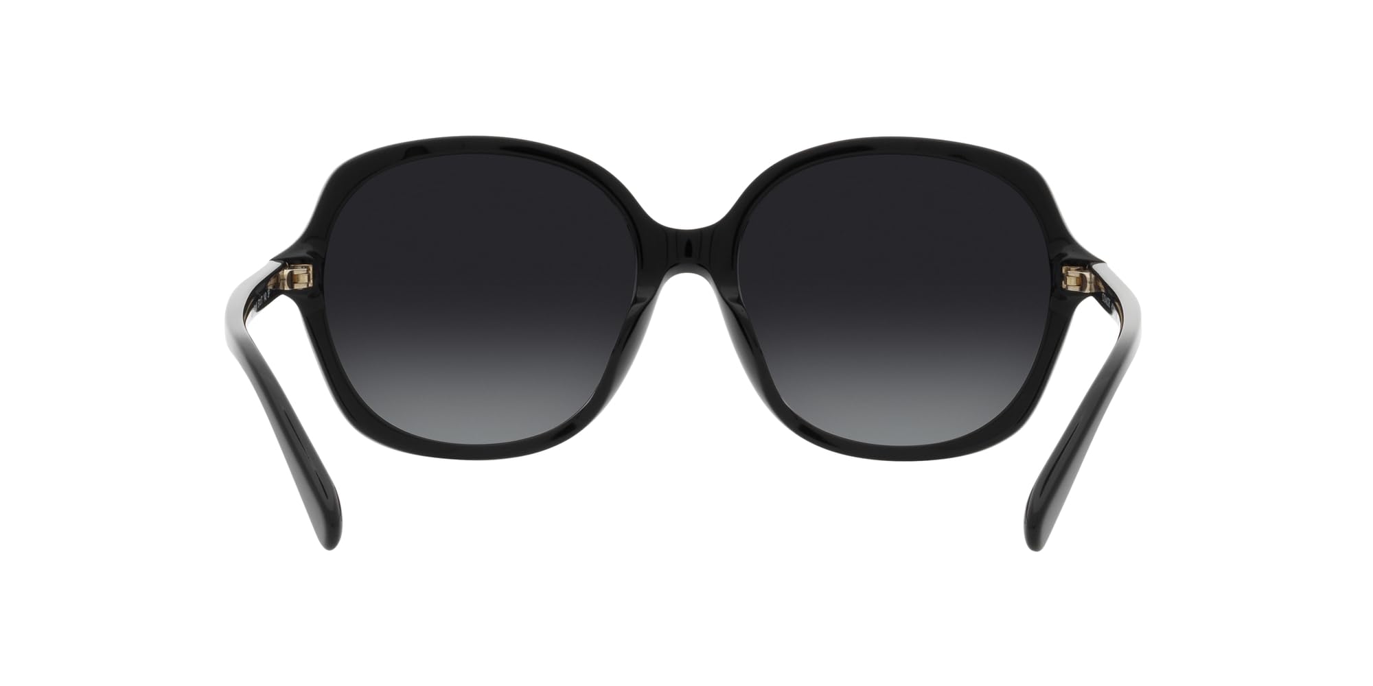 Coach HC8360U Universal Fit Sunglasses, Black/Grey Gradient Polarized, 57 mm