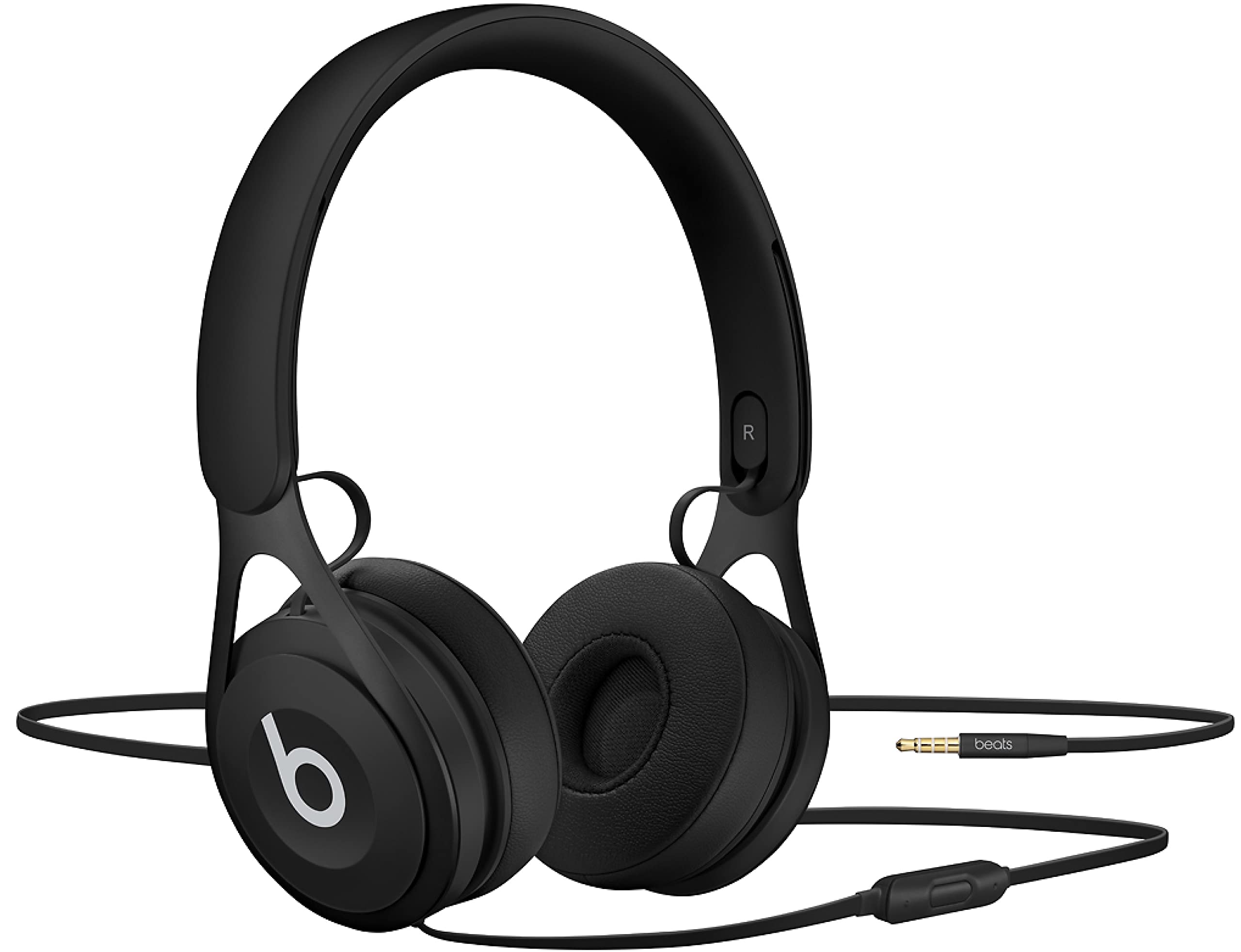 EP On-Ear Wired Headphones with Inline Remote and Microphone Bundle with Carrying Case (Black)