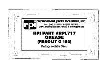 Grease for Pelton & Crane RPL717