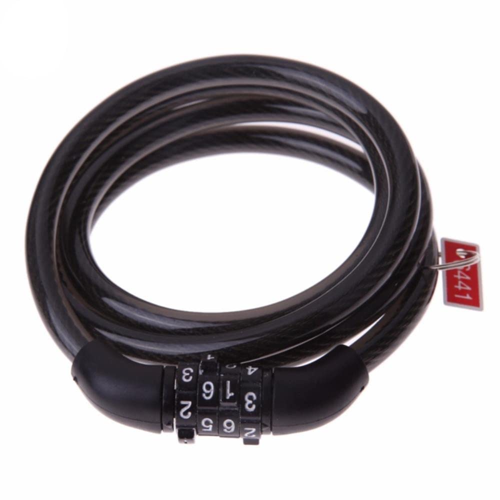 Code Cable Lock Cycling Bicycle Combination Bike Chian Lock Alloy Bike Steel Wire Anti-Theft Security Password Padlock