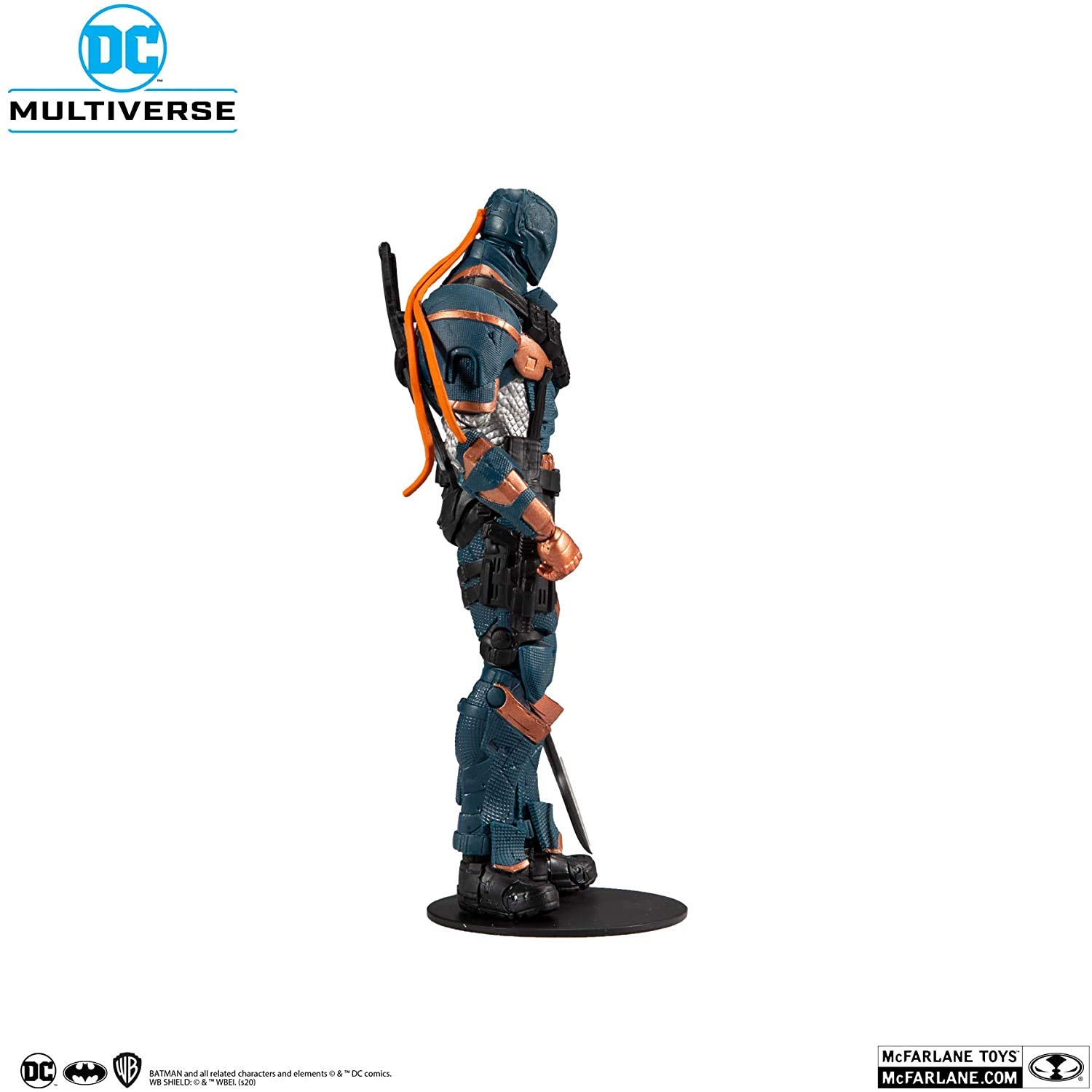 McFarlane Toys DC Multiverse Deathstroke: Batman: Arkham Origins 7-inch Action Figure, Multicolor (15342-2)
