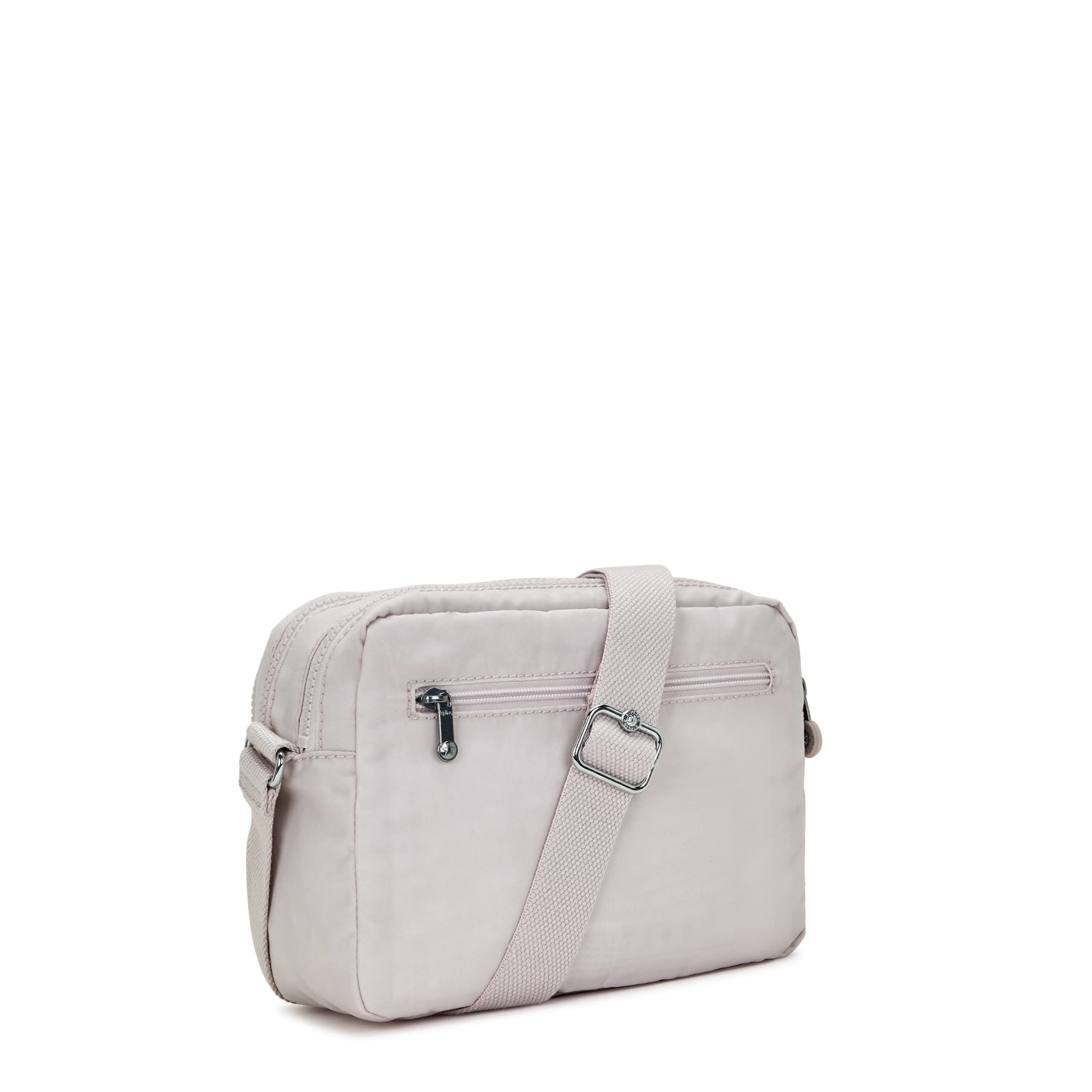 Kipling Women's Silen Shoulder, Leisure, Water Repellent Finish, Zipped Compartments, Across Body, Nylon Small Bag, Wishful Pink