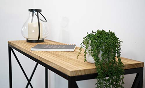 Premium Home Farmhouse Console Table – Sofa Table, Behind Couch Table, Entry way Table Decor, Rustic Wood Console Table, Foyer tables for entryway, Modern Decorative Wood Furniture Narrow Long Hallway